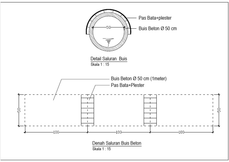 Detail Saluran Buis Ph3 Rev | PDF