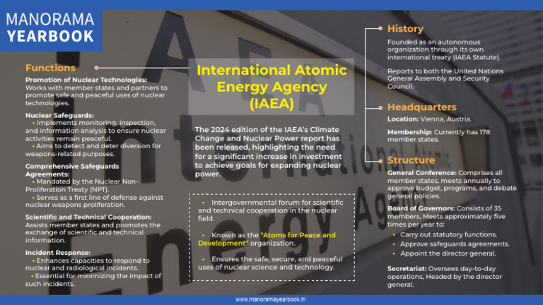IAEA | PDF | International Atomic Energy Agency | Defense Policy