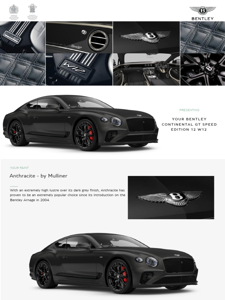Bentley Brochure | PDF | Car Body Styles | Vehicles