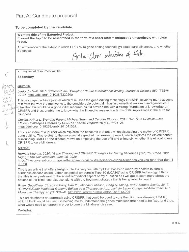 Planning Proposal Example EPQ | PDF