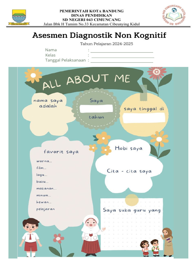 Asesmen Non Kognitif Kls 5 | PDF