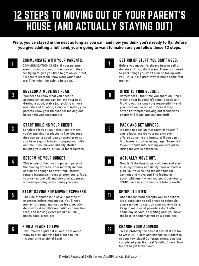 12 Steps to Successfully Move Out | PDF | Renting | Expense