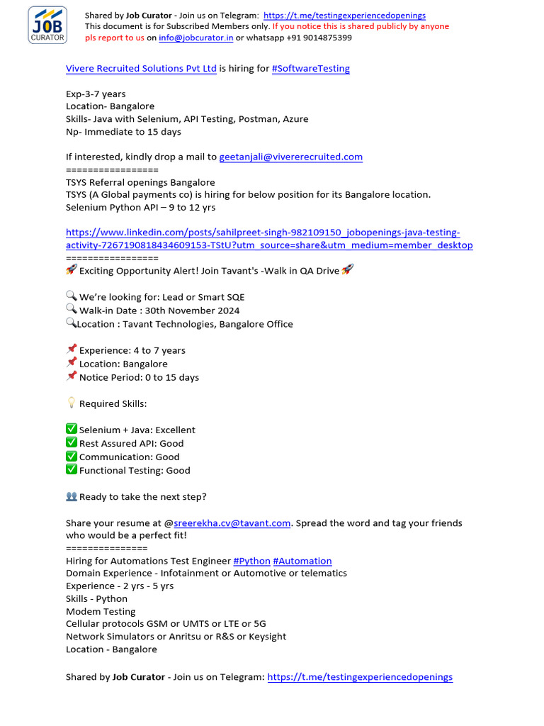 Bangalore Chennai 16 Pdf Selenium Software Cloud Computing