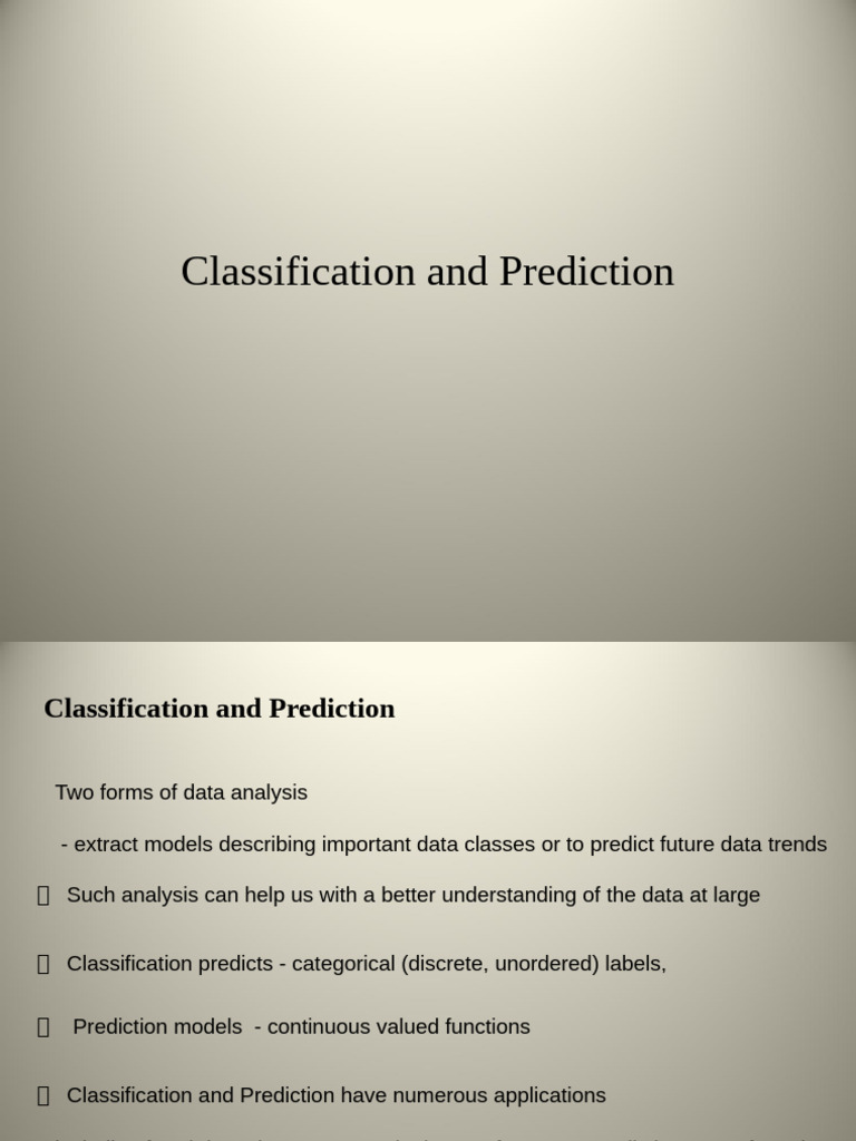 10.Classification2022 | PDF | Statistical Classification | Prediction