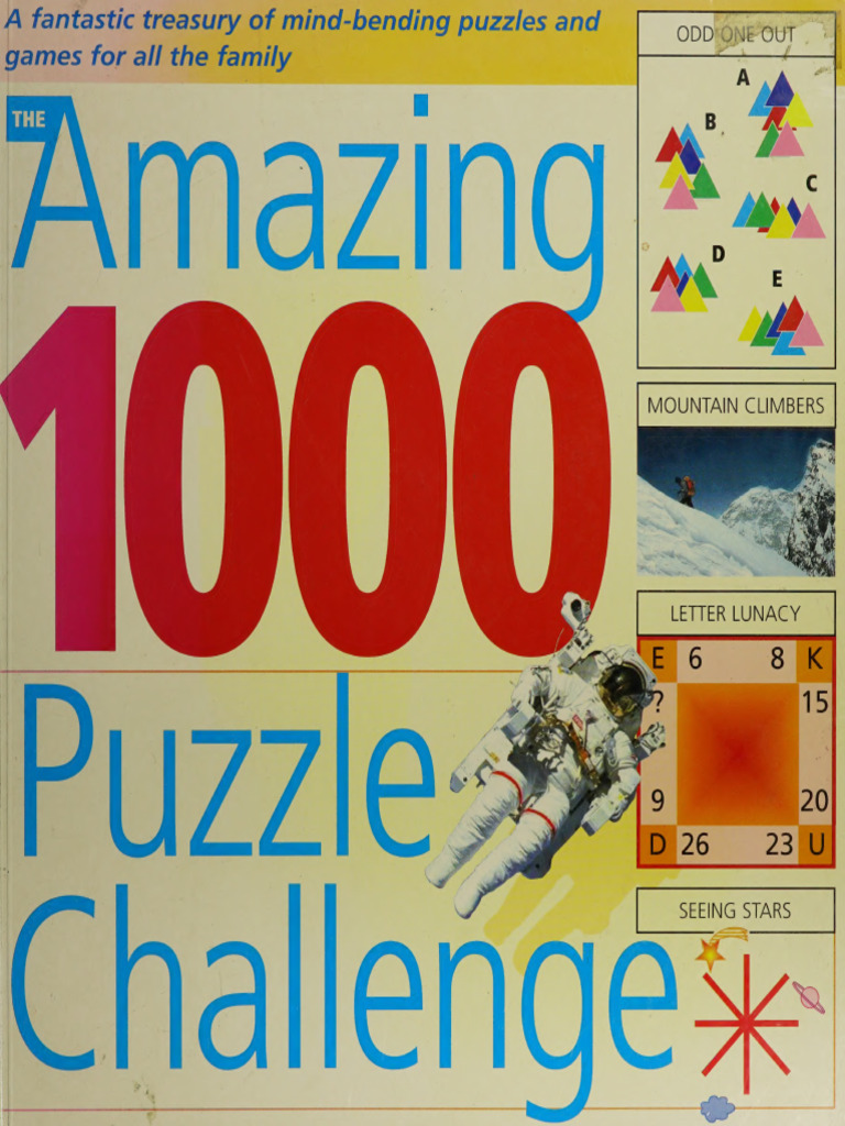 The Amazing 1000 Puzzle Challenge-A Fantastic Treasury of Mind Bending ...