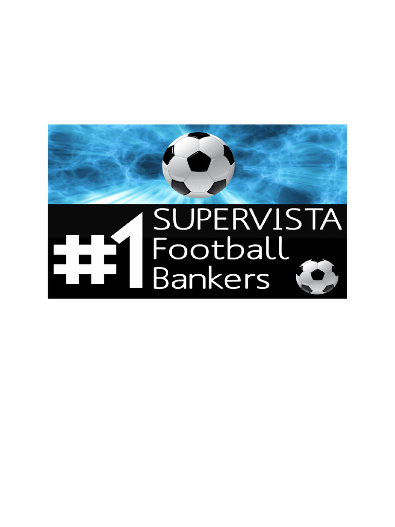 Supervista Football Bankers Manual | PDF | Machine Learning | Cognition