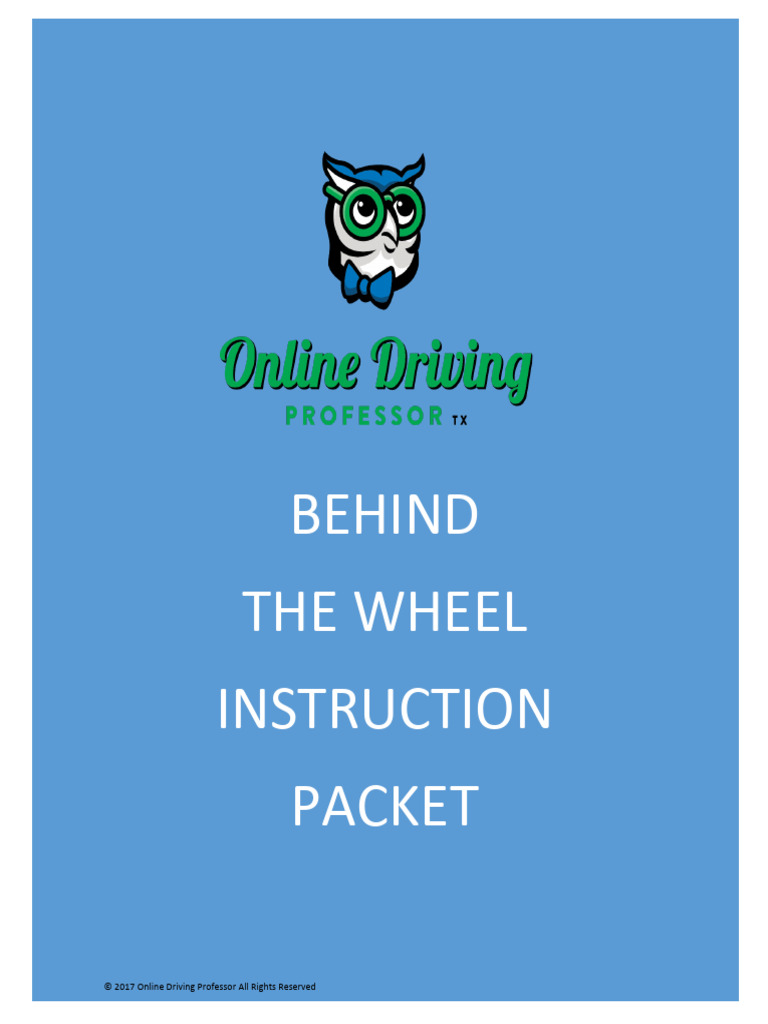 Texas Parent-Taught Driving Guide | PDF | Driving | Brake