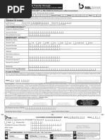 Indian Bank RTGS Form | PDF | Financial Services | Banking Technology