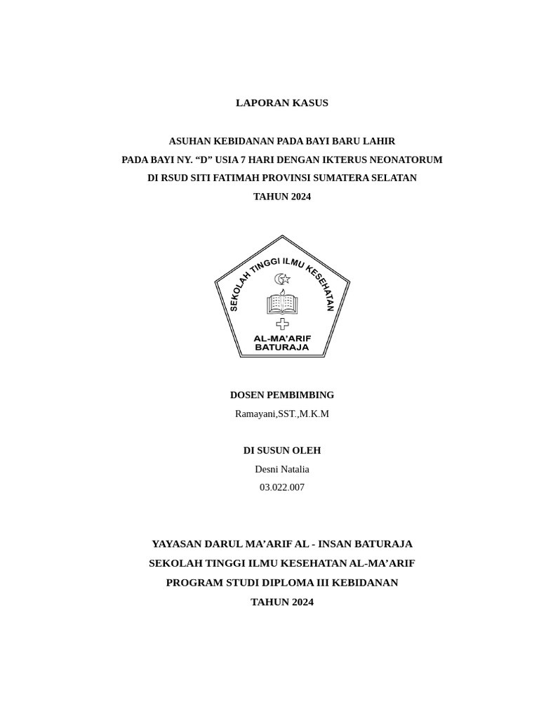LAPORAN KASUS RSUD SIFAT 2024 | PDF