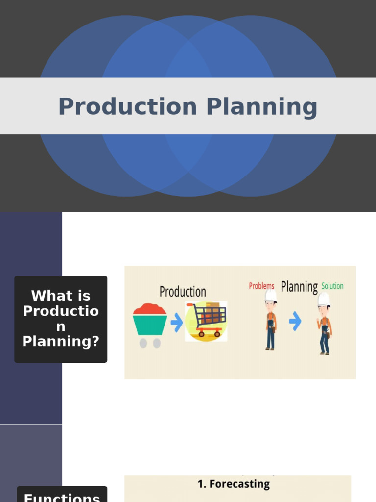 Production Planning Essentials | PDF