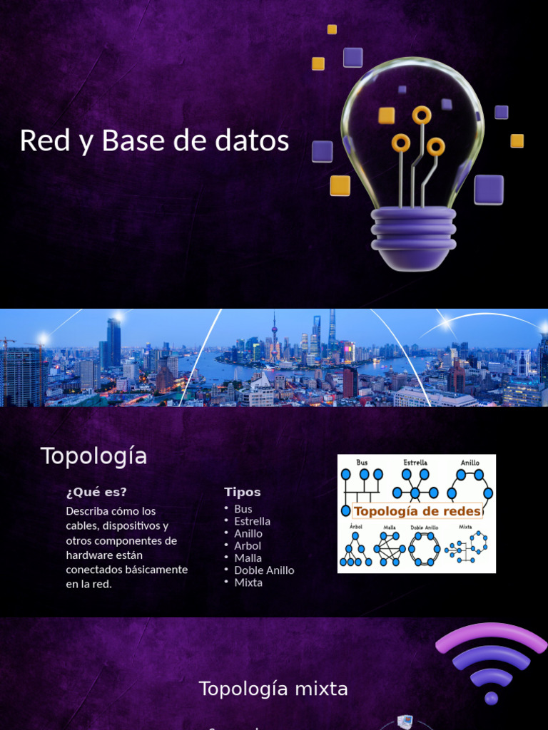 Tipos de Topologías de Red y Bases de Datos | PDF