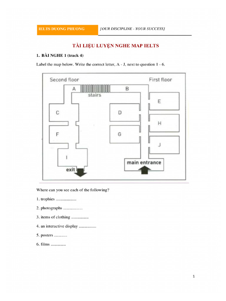 File Map listening (ielts) | PDF
