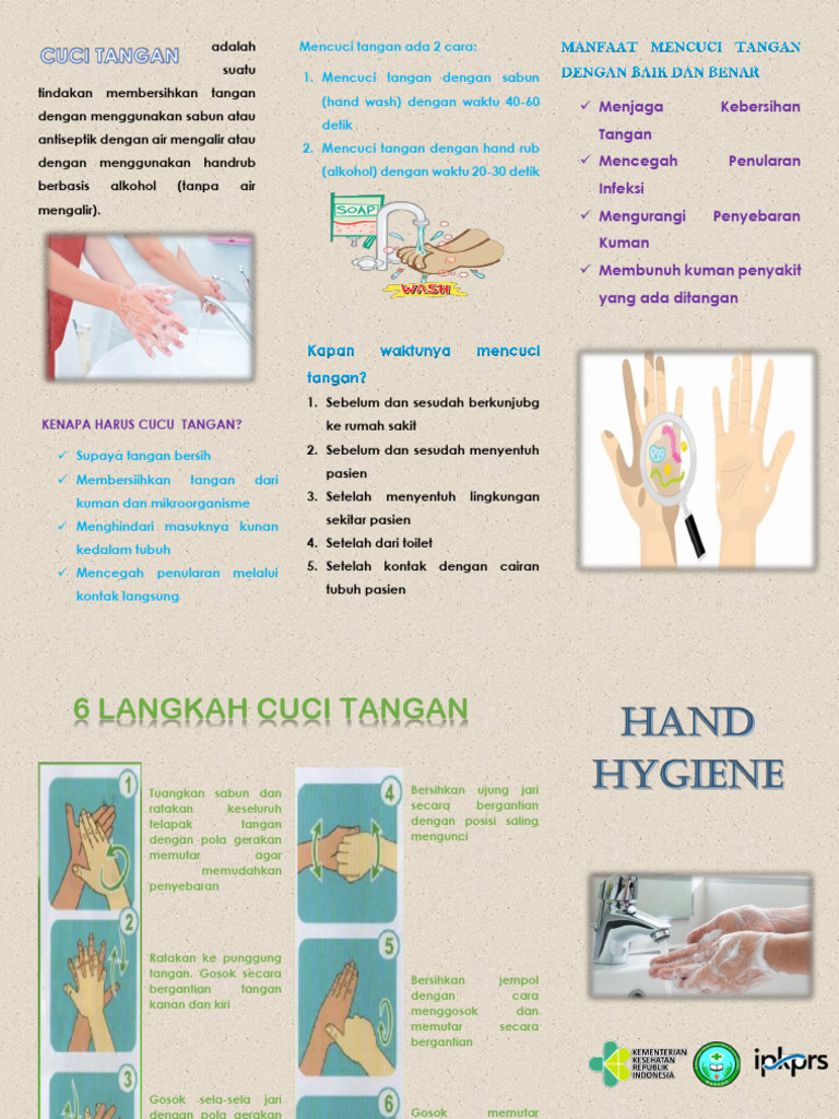 LEAFLET Hand Hygiene | PDF