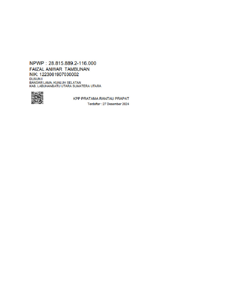 Anwar Faizal TBN | PDF