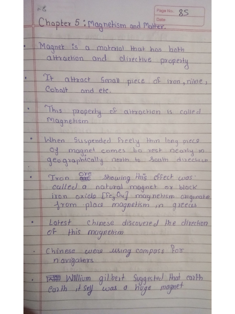 Chapter 5 Magnetism And Matter | PDF