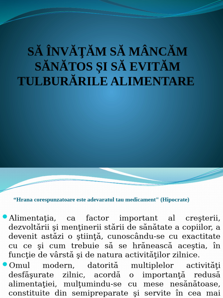 Tulburari Alimentare | PDF