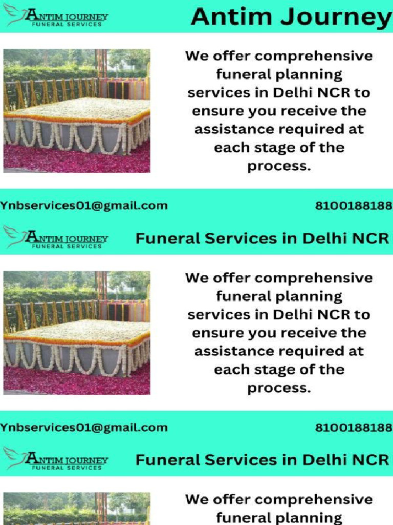 Funeral Services in Delhi NCR | PDF