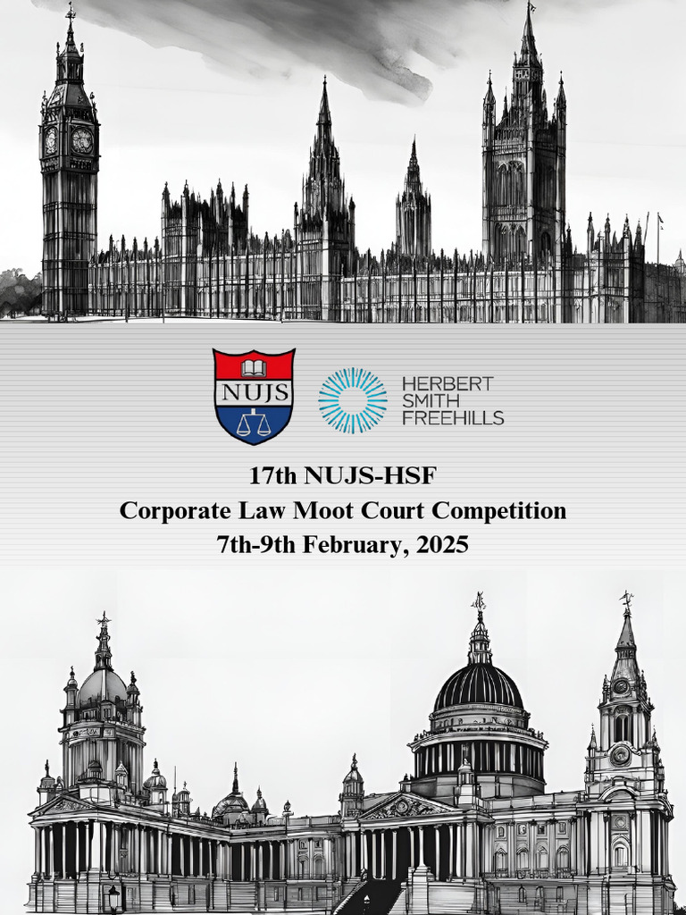 NUJS HSF Moot 2025 Brochure | PDF | Justice | Crime & Violence