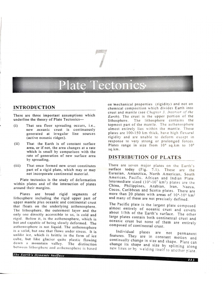 Plate Tectonics | PDF