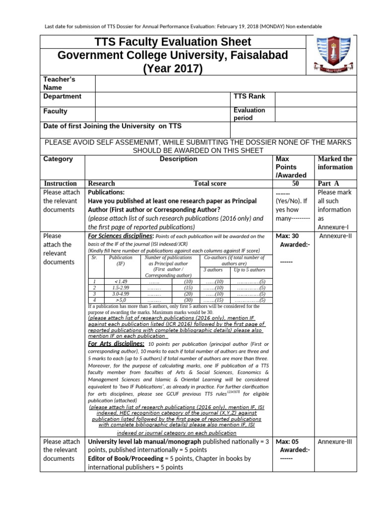 TTS Dossier Submission Guidelines 2018 | PDF | Doctor Of Philosophy ...