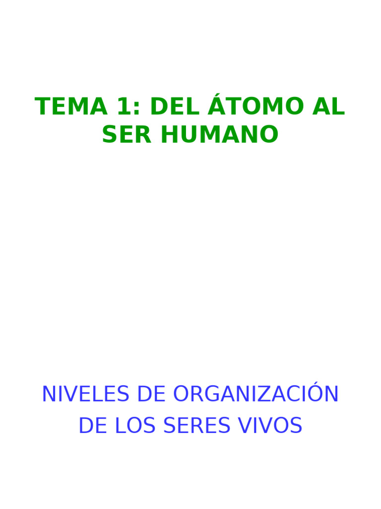 MarisolDEL ATOMO AL SER HUMANO | PDF | Biología Celular) | Citoplasma