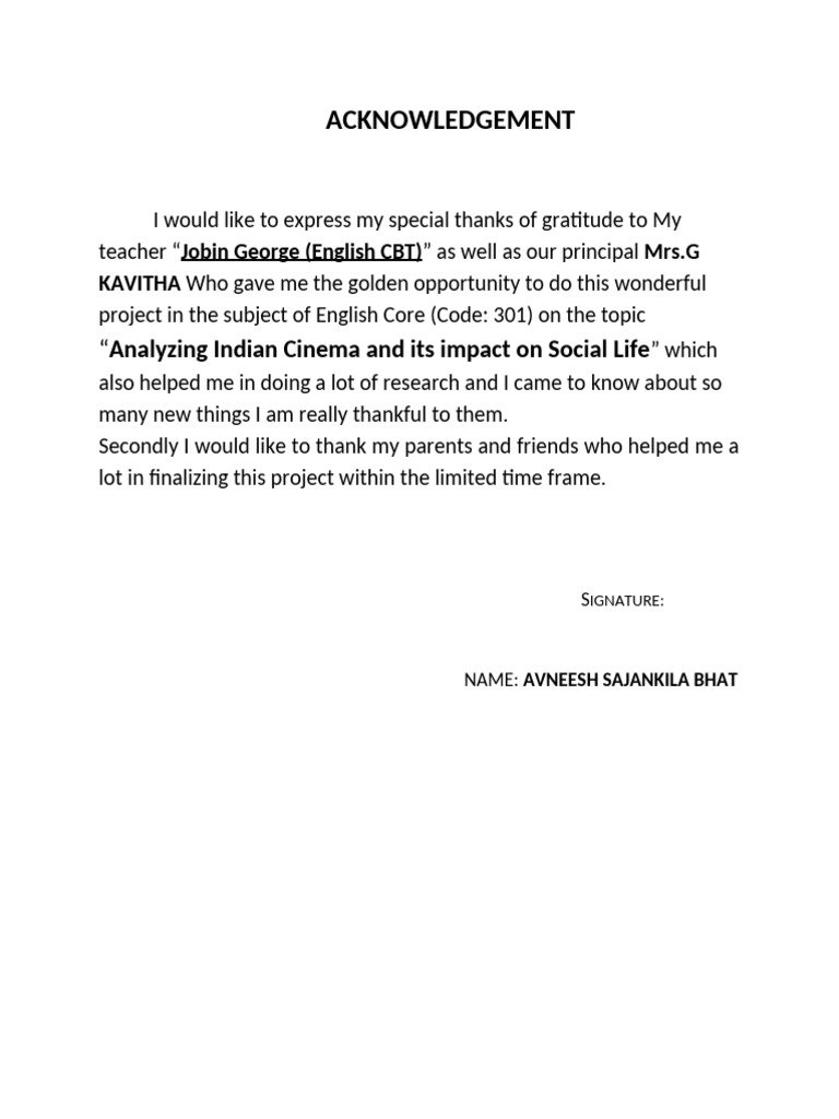 Avneesh - To Be Printed English Core | PDF | Cinema Of India