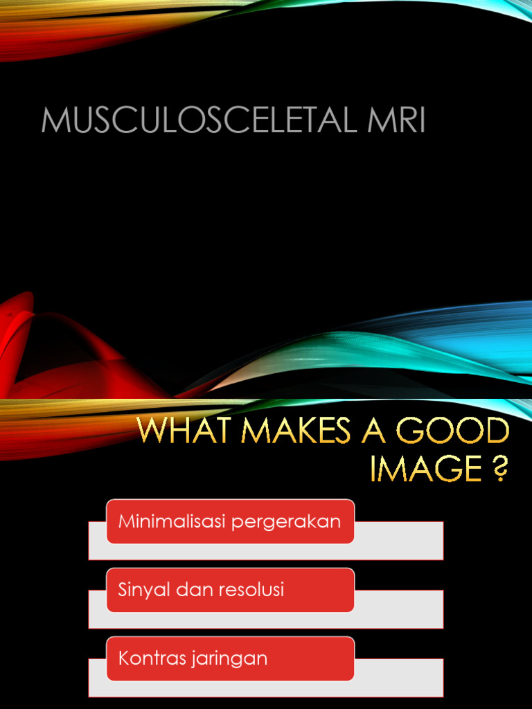 Optimalisasi Musculoskeletal MRI | PDF