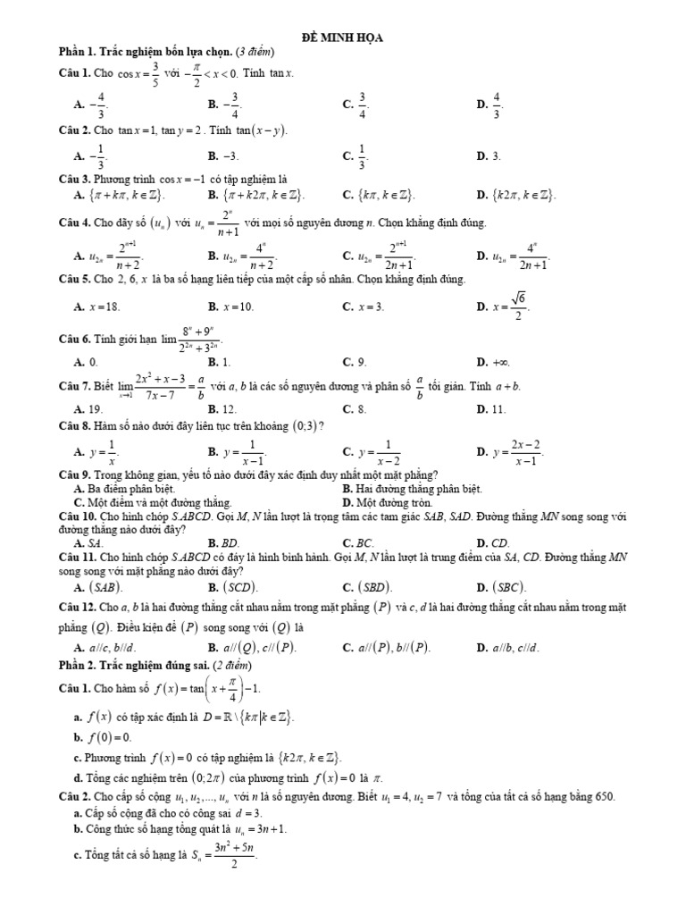 De Minh Hoa K11 | PDF