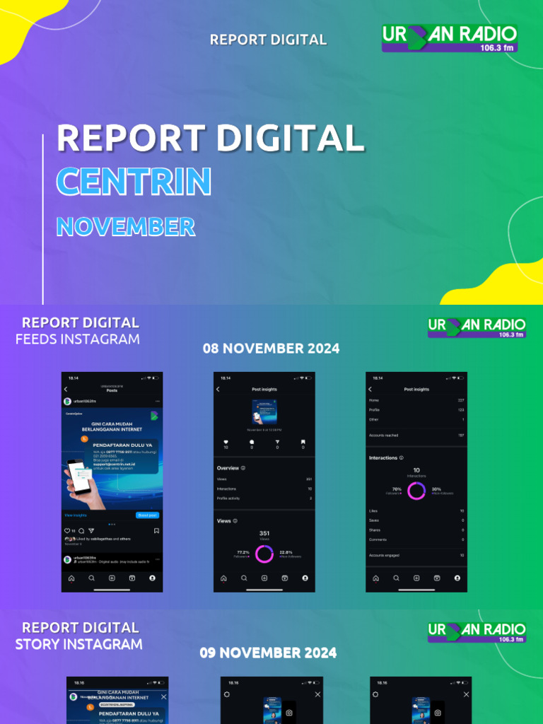 Report Digital CENTRIN NOVEM | PDF