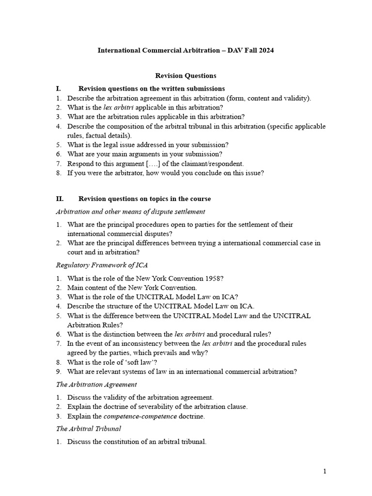 Revision Questions 2024 | PDF