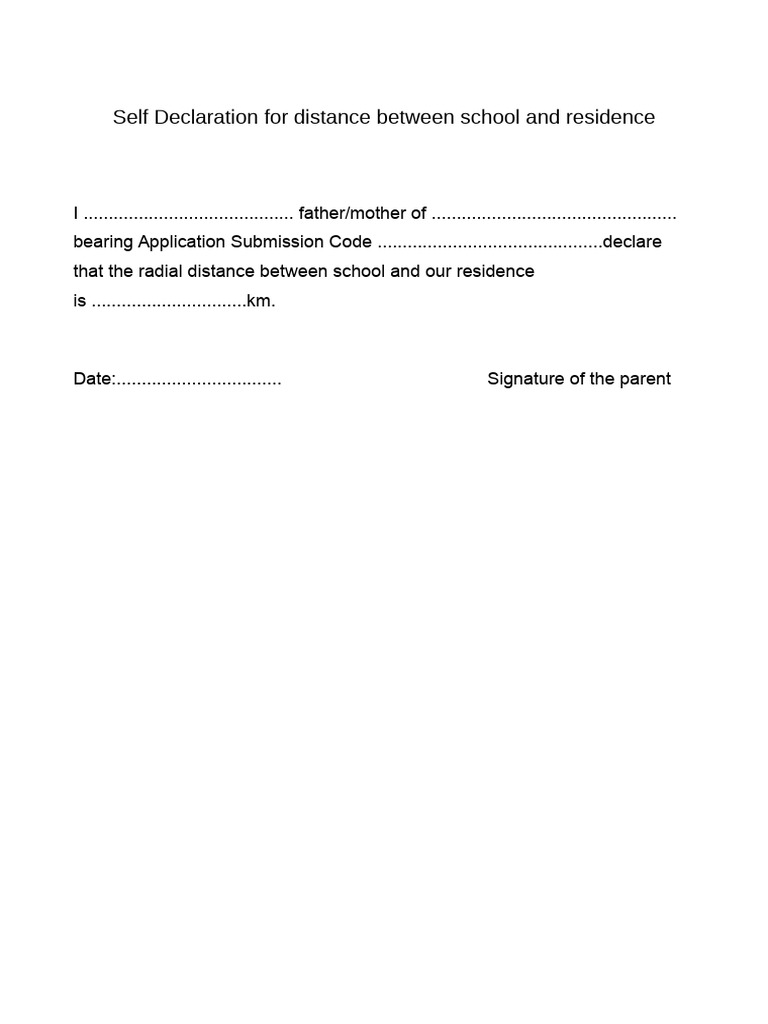 Format For Various Documents - 1 | PDF