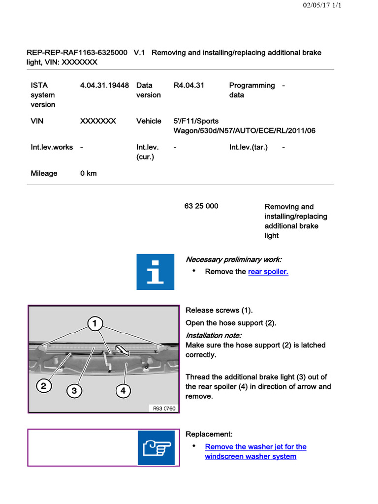 F11 Remove Additional Brake Light | PDF