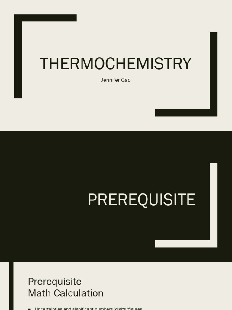 Thermochemistry | PDF