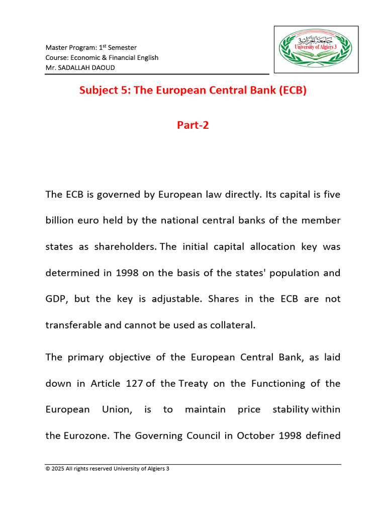 Chapter 5- ECB - Part-2 2 | PDF