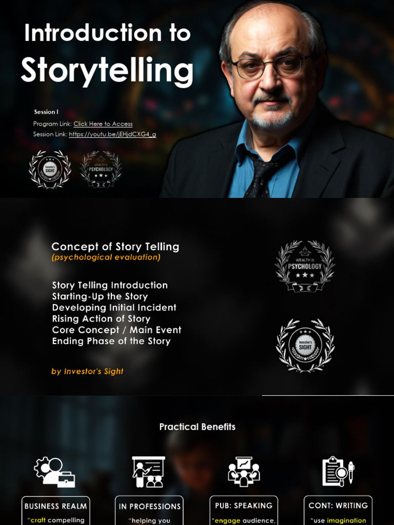 01 Introduction To Storytelling | PDF
