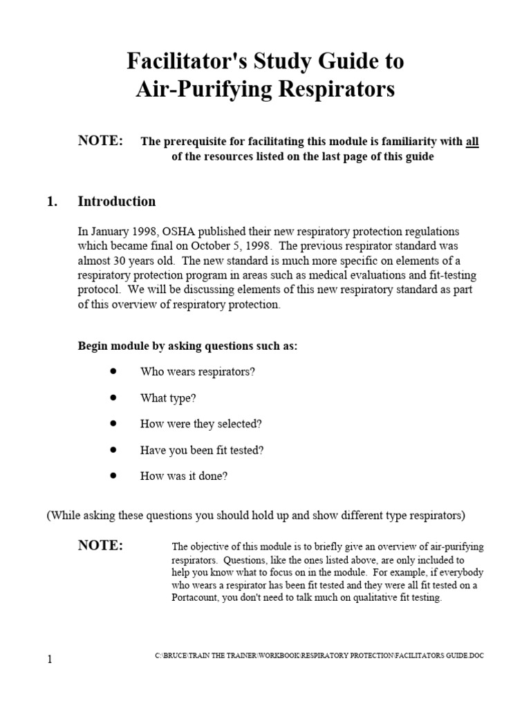 resp_facilitators_guide | PDF | Workplace | Working Conditions