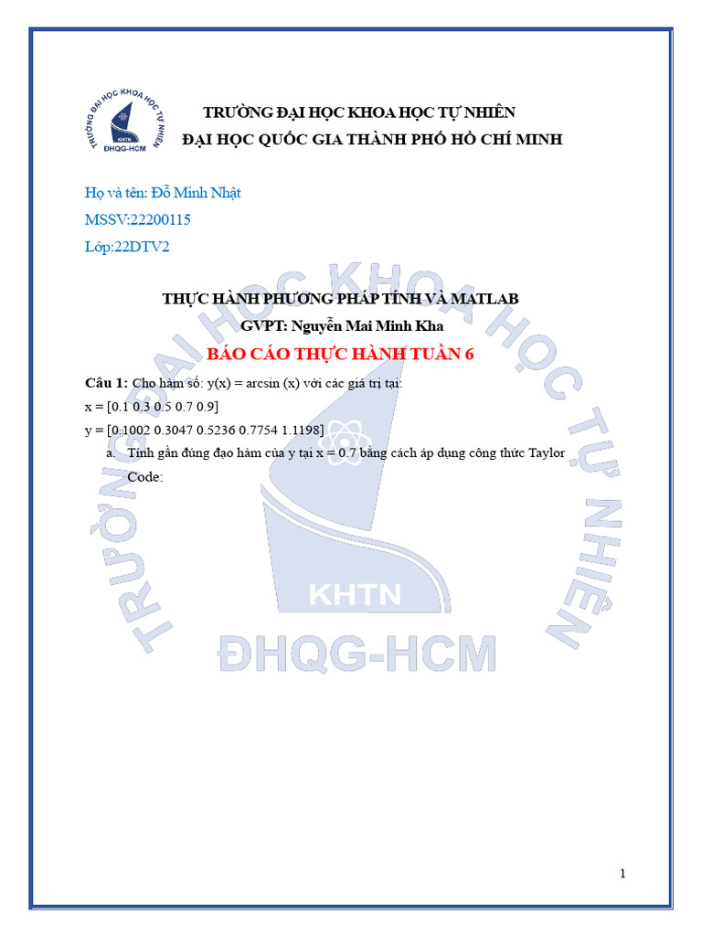 DoMinhNhat Ca6 Bai6 | PDF