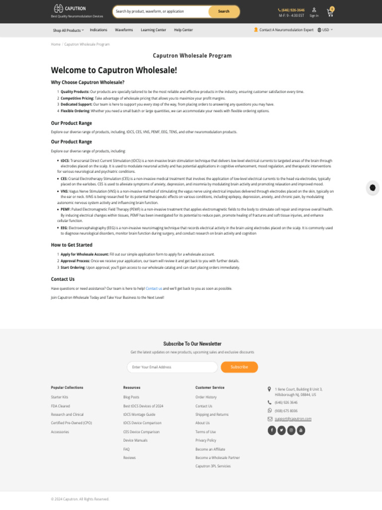 Caputron Wholesale Program | PDF | Electroencephalography | Clinical ...