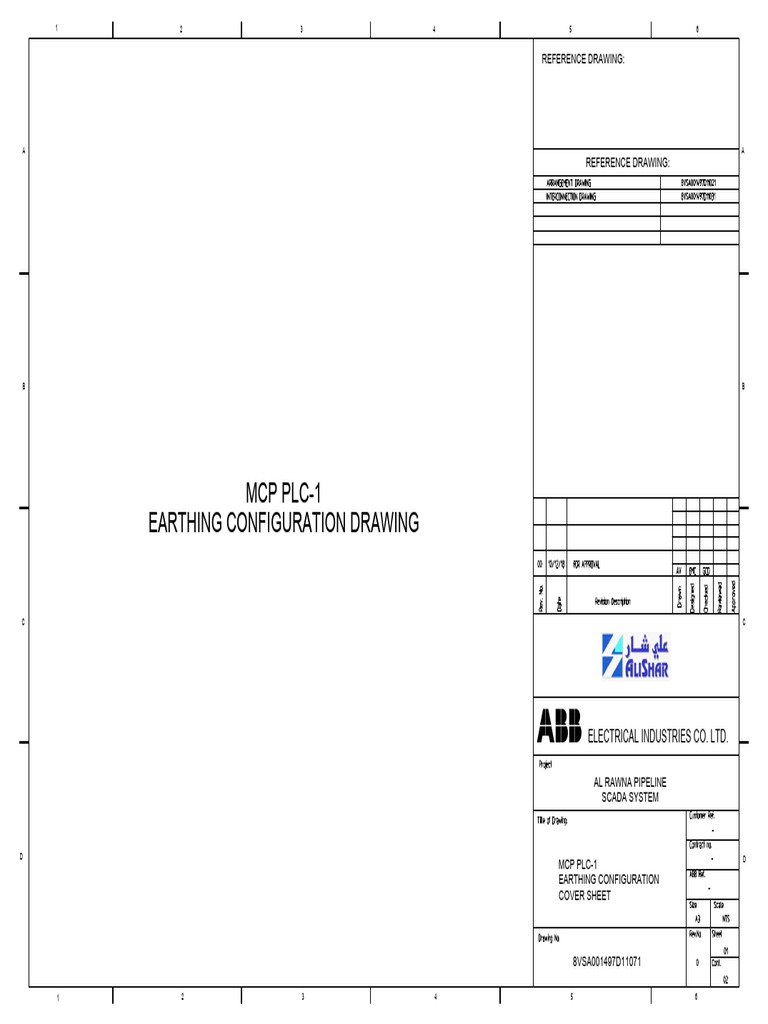 Earthing Configuration Drawing MCP PLC-1 | PDF