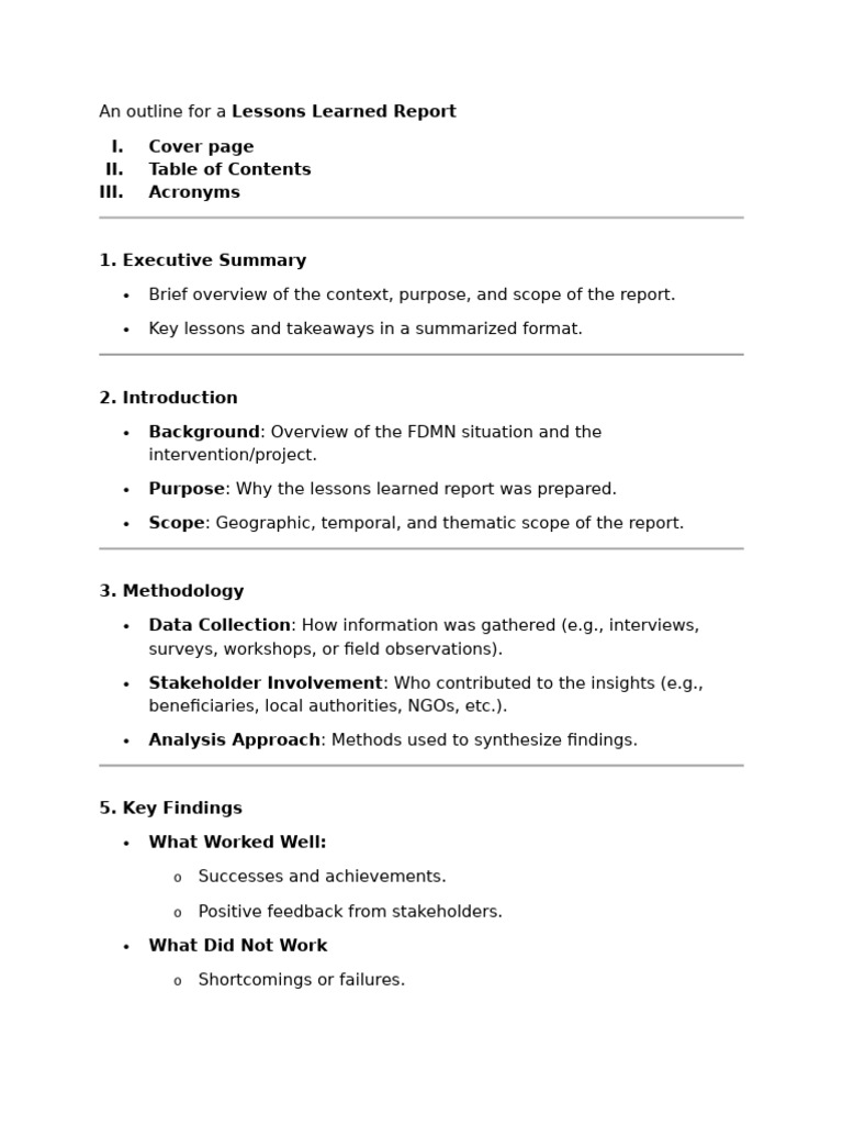 Reporting Templates with guideline | PDF | Capacity Building