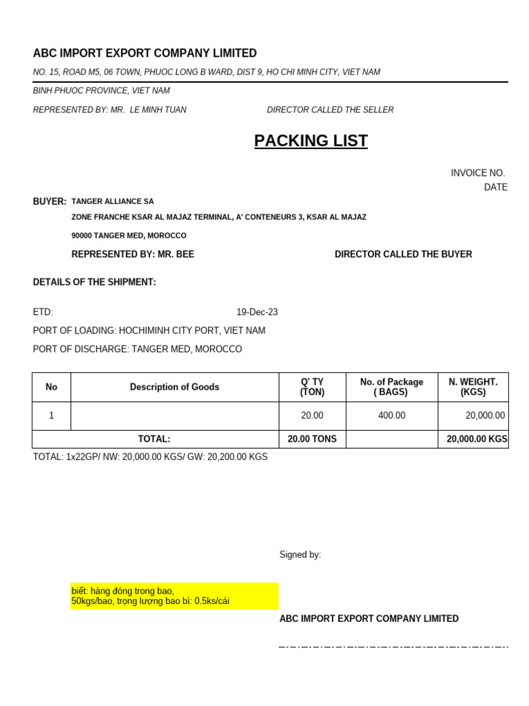 Bt4 Invoice b5 | PDF | United States Dollar | Bill Of Lading