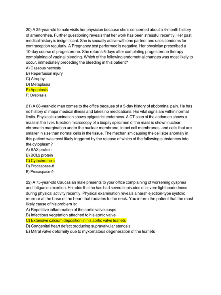 Block 1 CQE Answers | PDF