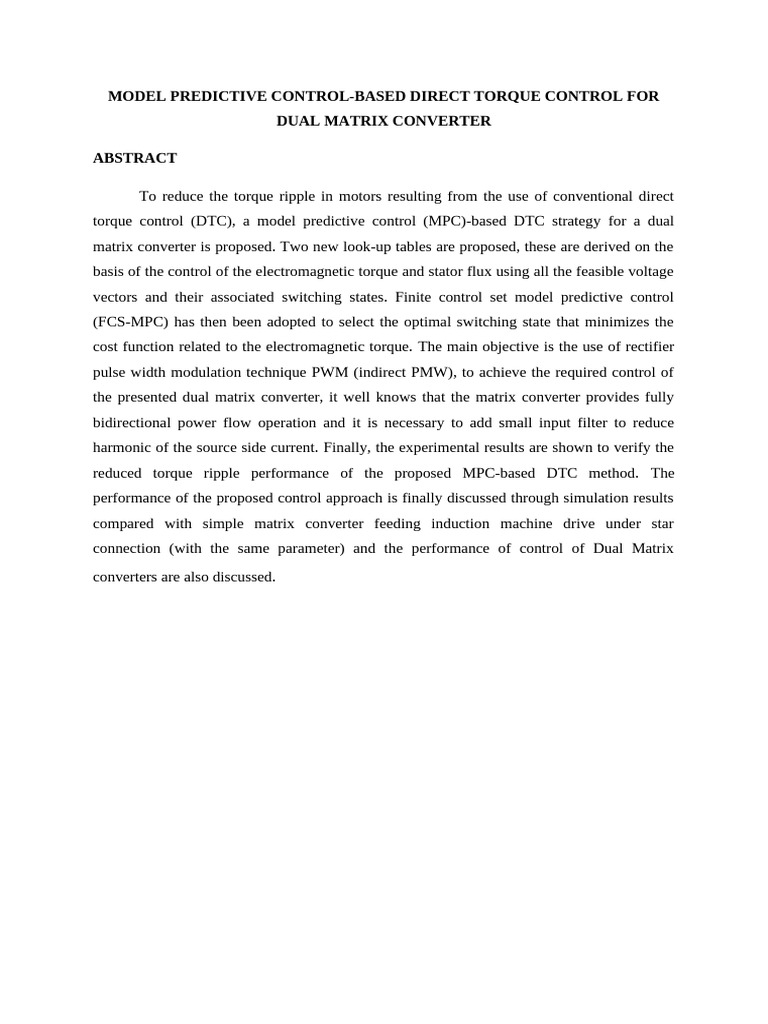 2nd REVIEW DOC | PDF | Power Inverter | Electric Motor