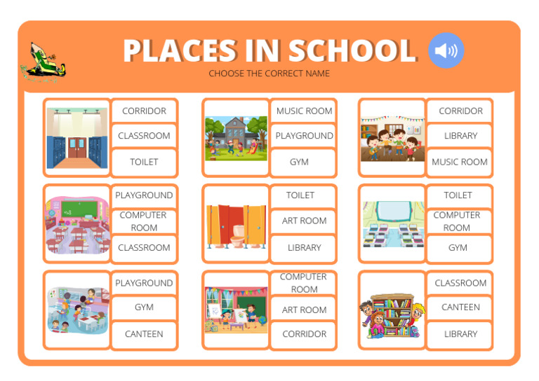 Places in School | PDF
