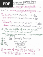 Binomial Theorem Jee Mains Pyq | PDF | Mathematical Analysis | Elementary Mathematics