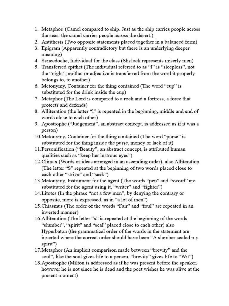 Rhetoric Worksheet 1 - Solved | PDF | Metaphor | Rhetorical Techniques