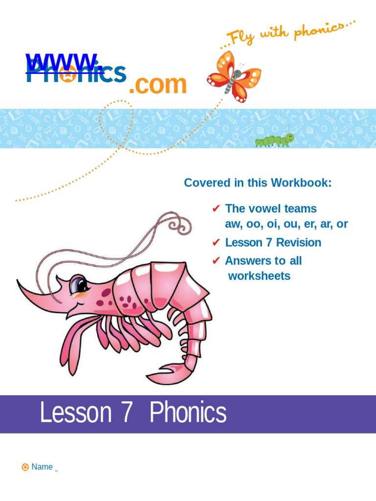 lesson7_vt_workbook | PDF | Phonetics
