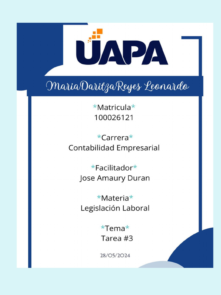 Legislación Laboral TAREA III | PDF | Tiempo de trabajo | Salario