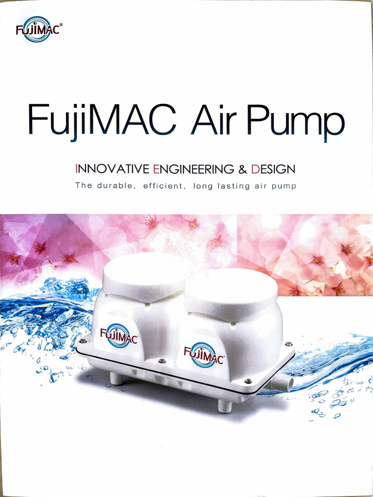 FujiMAC air pumps | PDF | Energy Technology | Electricity