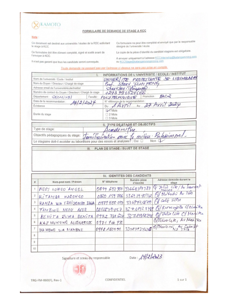 RECOMMANDATION STAGE BAC2 - Merged | PDF